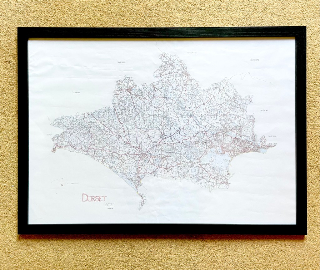 The Big Map Of Dorset - Print - Tess Of The Vale
